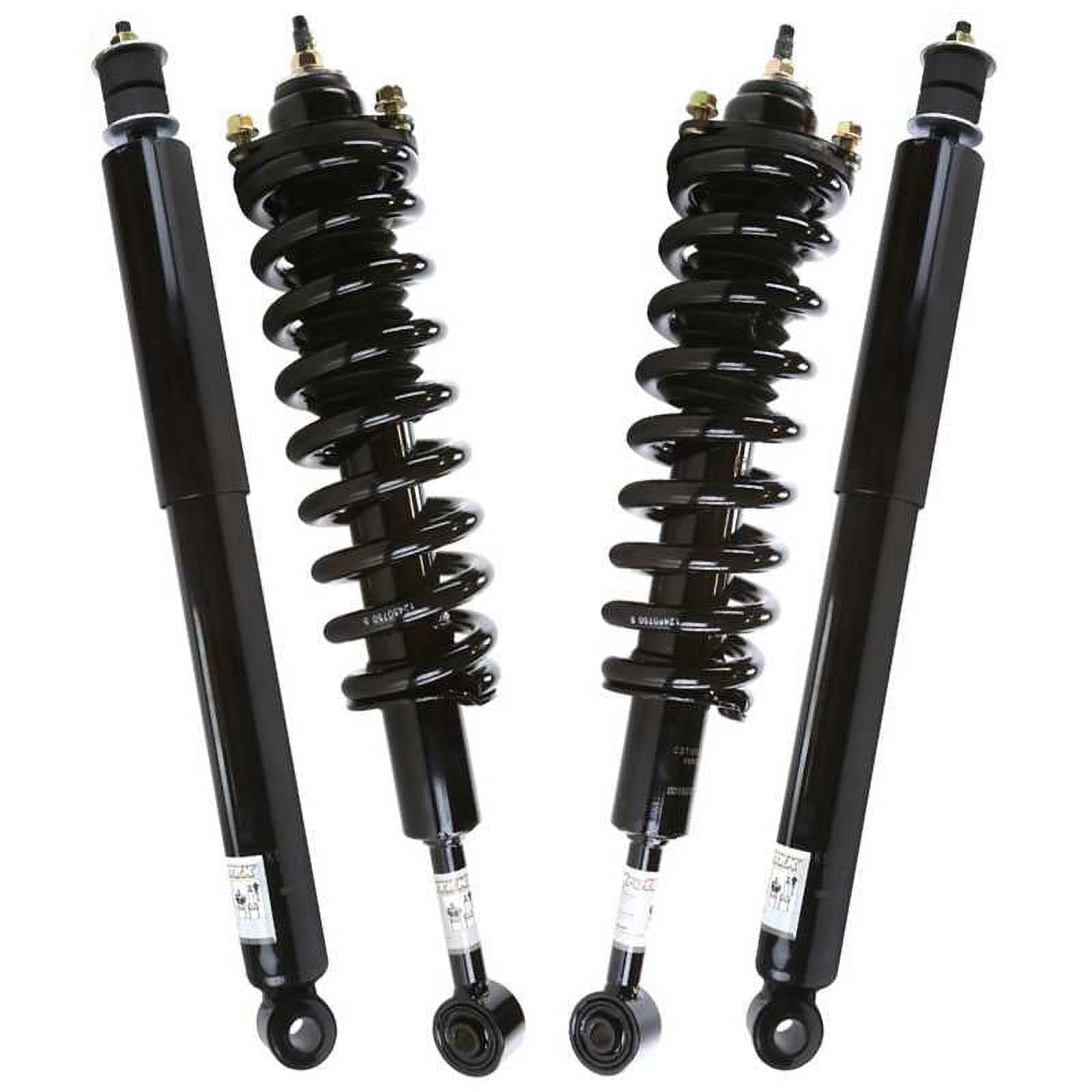 AutoShack Front Complete Strut & Coil Spring Assembly with Rear Shock ...