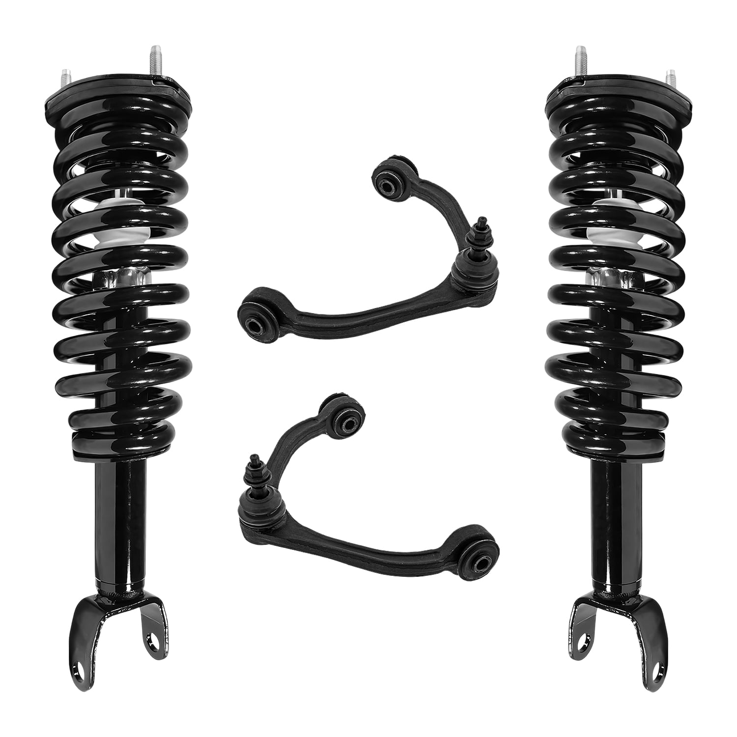 AutoShack Front Complete Strut & Coil Spring Front Upper Control Arms ...
