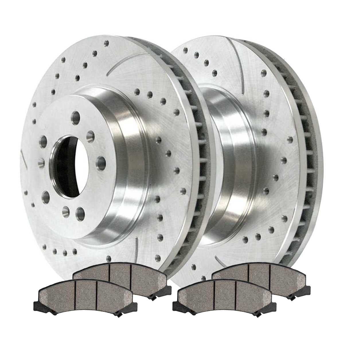 AutoShack Front Brake Kit Replacement for Chevrolet Monte Carlo Impala ...