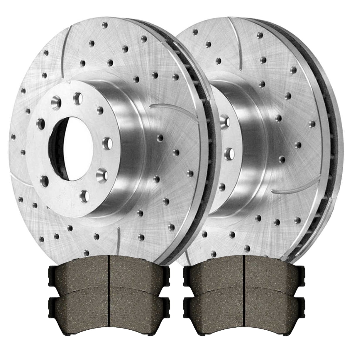 AutoShack Front Brake Kit Replacement for Lincoln MKZ Zephyr Mercury ...