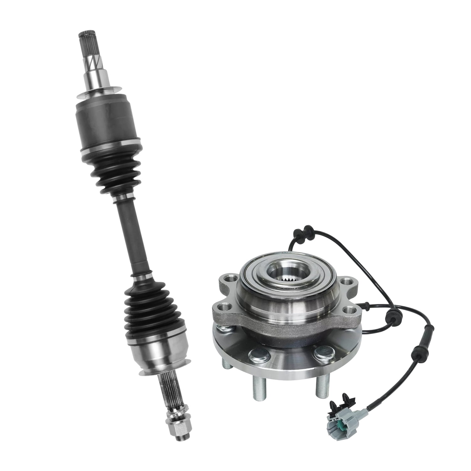 AutoShack Front Left or Right CV Axle Shaft Wheel Hub Bearing Assembly ...
