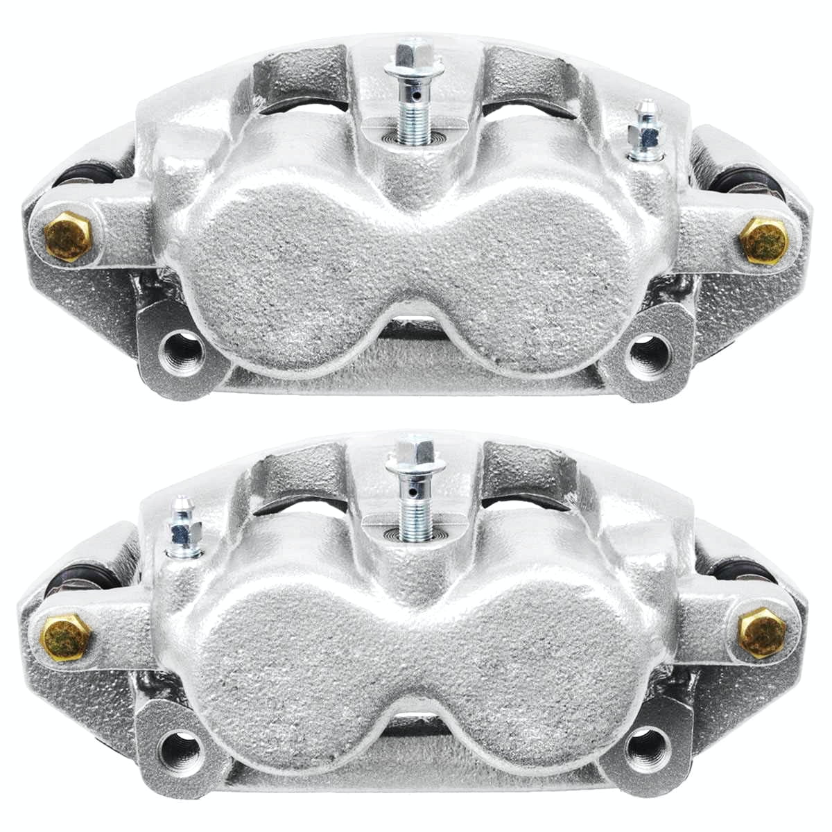 AutoShack Front Brake Calipers Set of Assembly with Bracket Replacement ...
