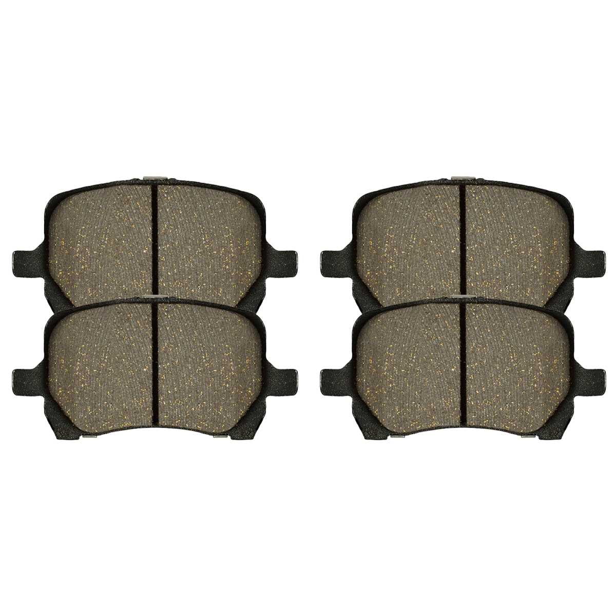 AutoShack Front Performance Ceramic Brake Pad Kit Driver and Passenger ...