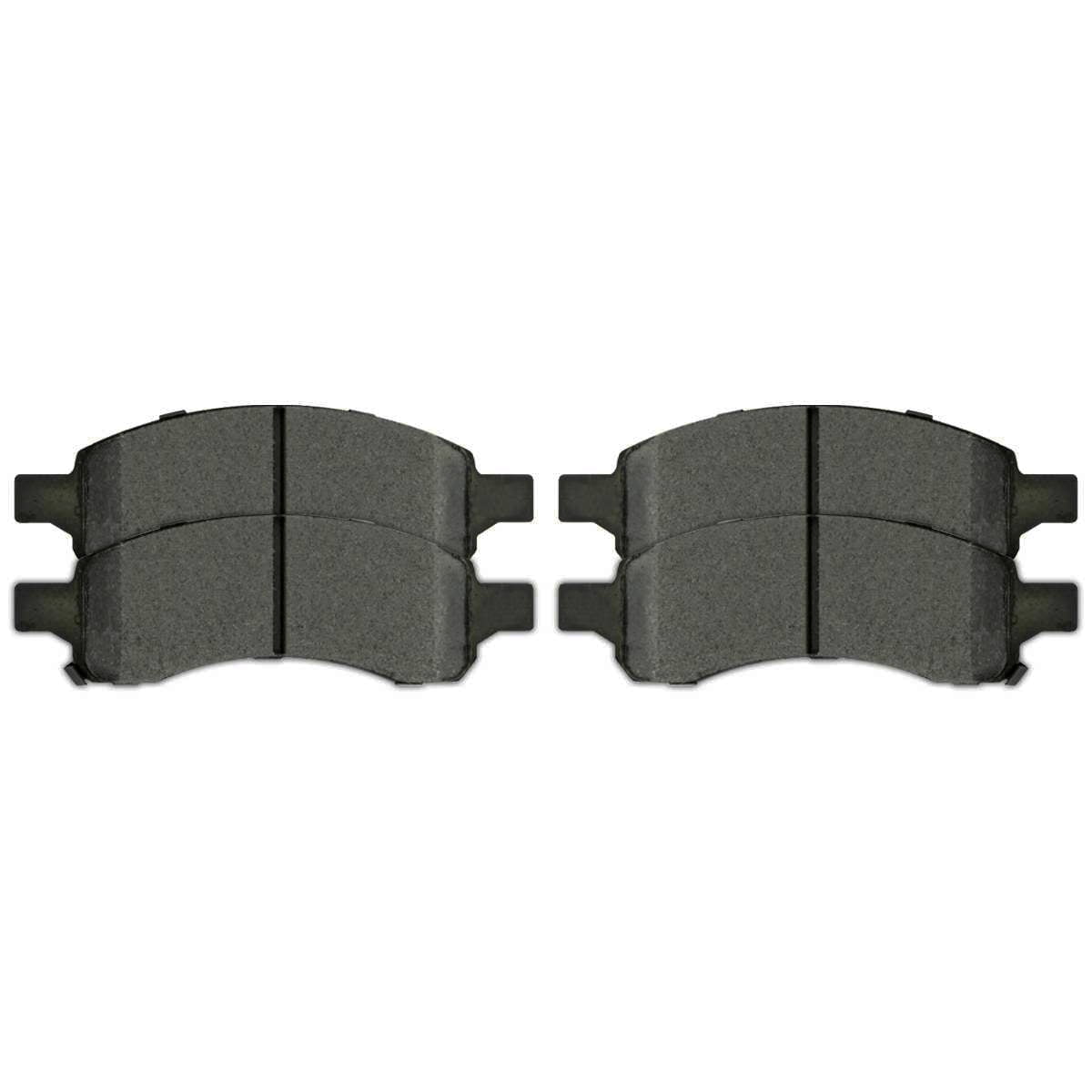AutoShack Front Performance Ceramic Brake Pad Kit Driver and Passenger ...