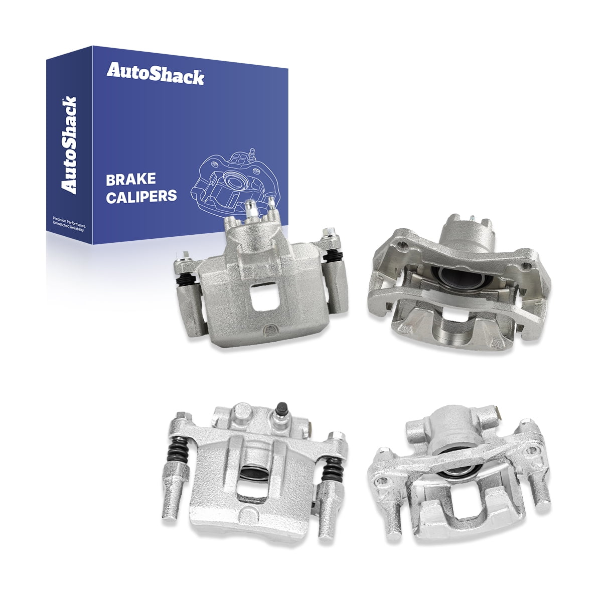AutoShack Front & Rear Brake Calipers for Mitsubishi, Lancer 2008-2017 ...