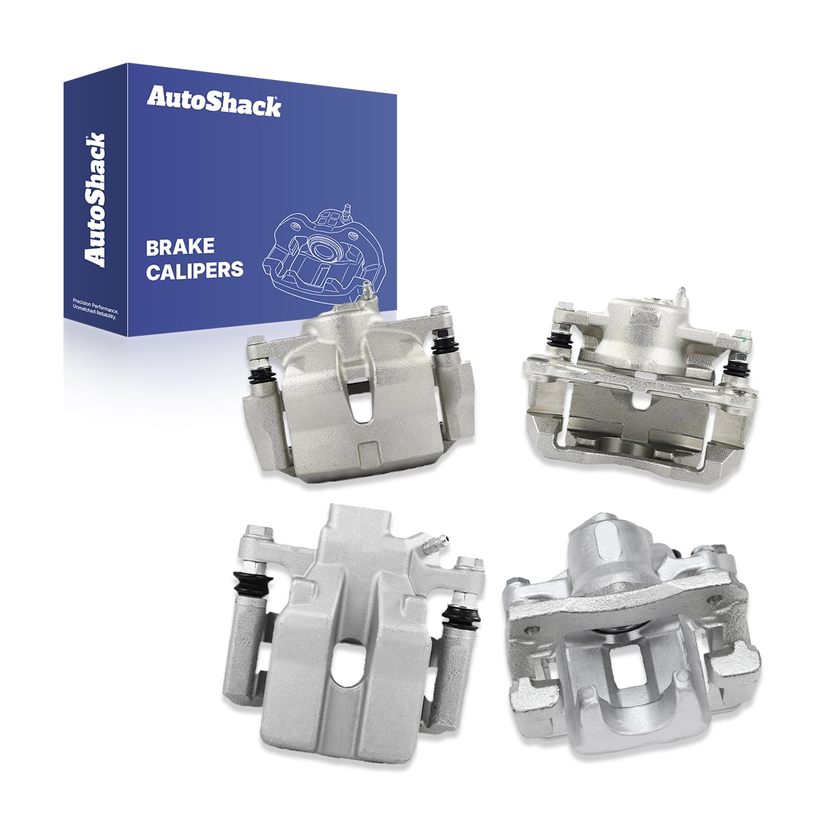 AutoShack Front & Rear Brake Calipers for Toyota, Camry 2018-2024, FWD ...
