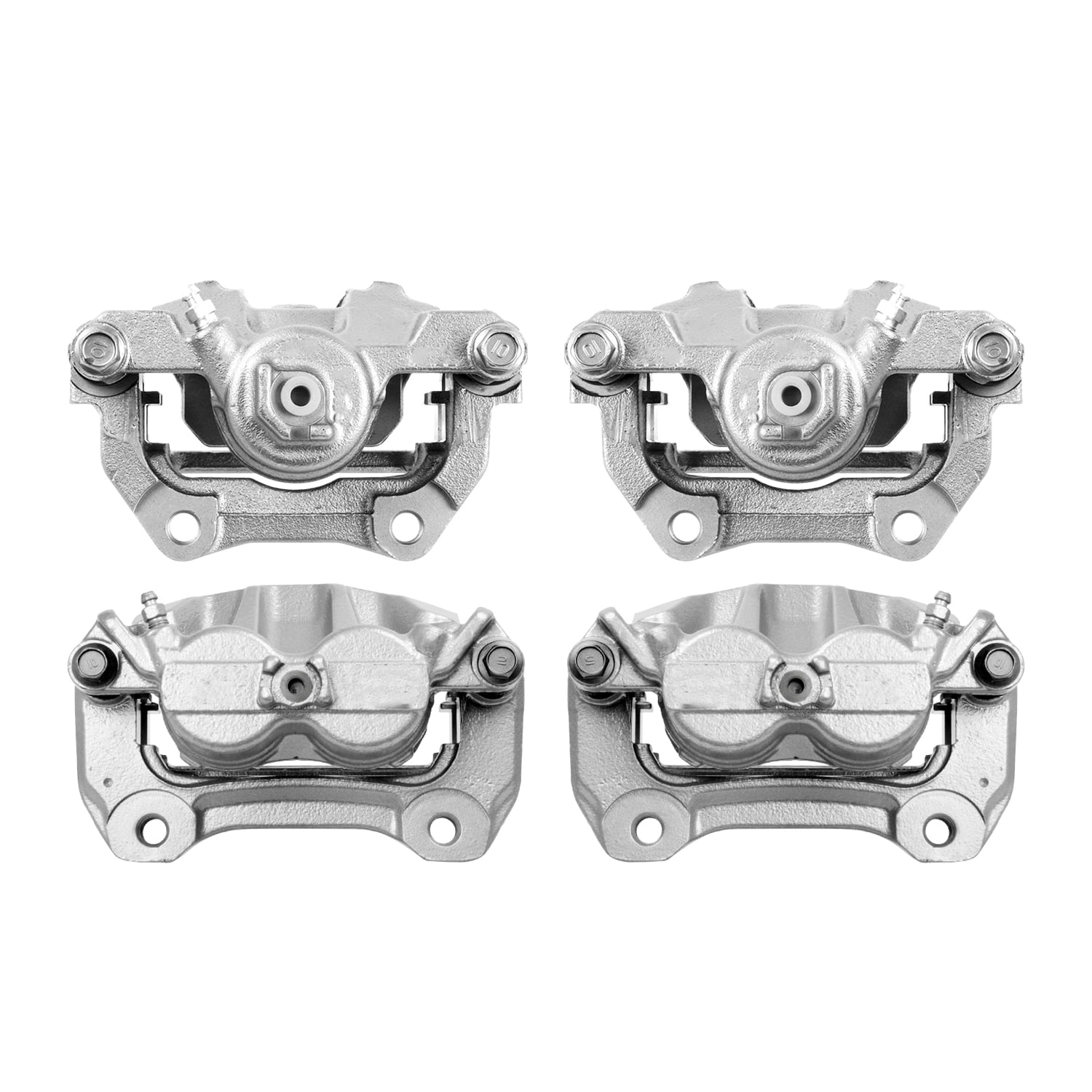 AutoShack Front and Rear Brake Calipers Set of 4 Assembly Replacement for 2011-2017 Honda ...