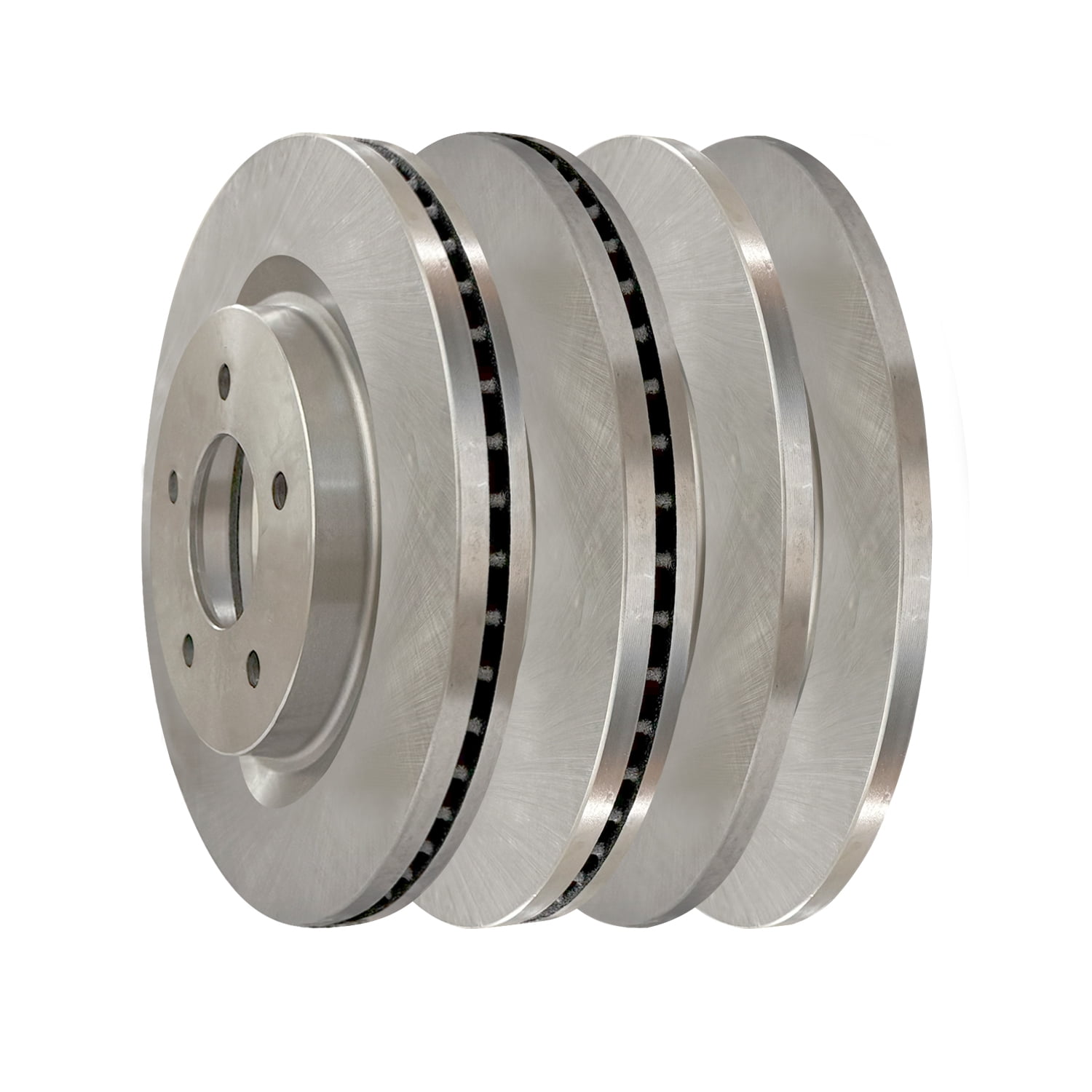 AutoShack Front and Rear Brake Rotors Set of 4 Replacement for 2011 ...