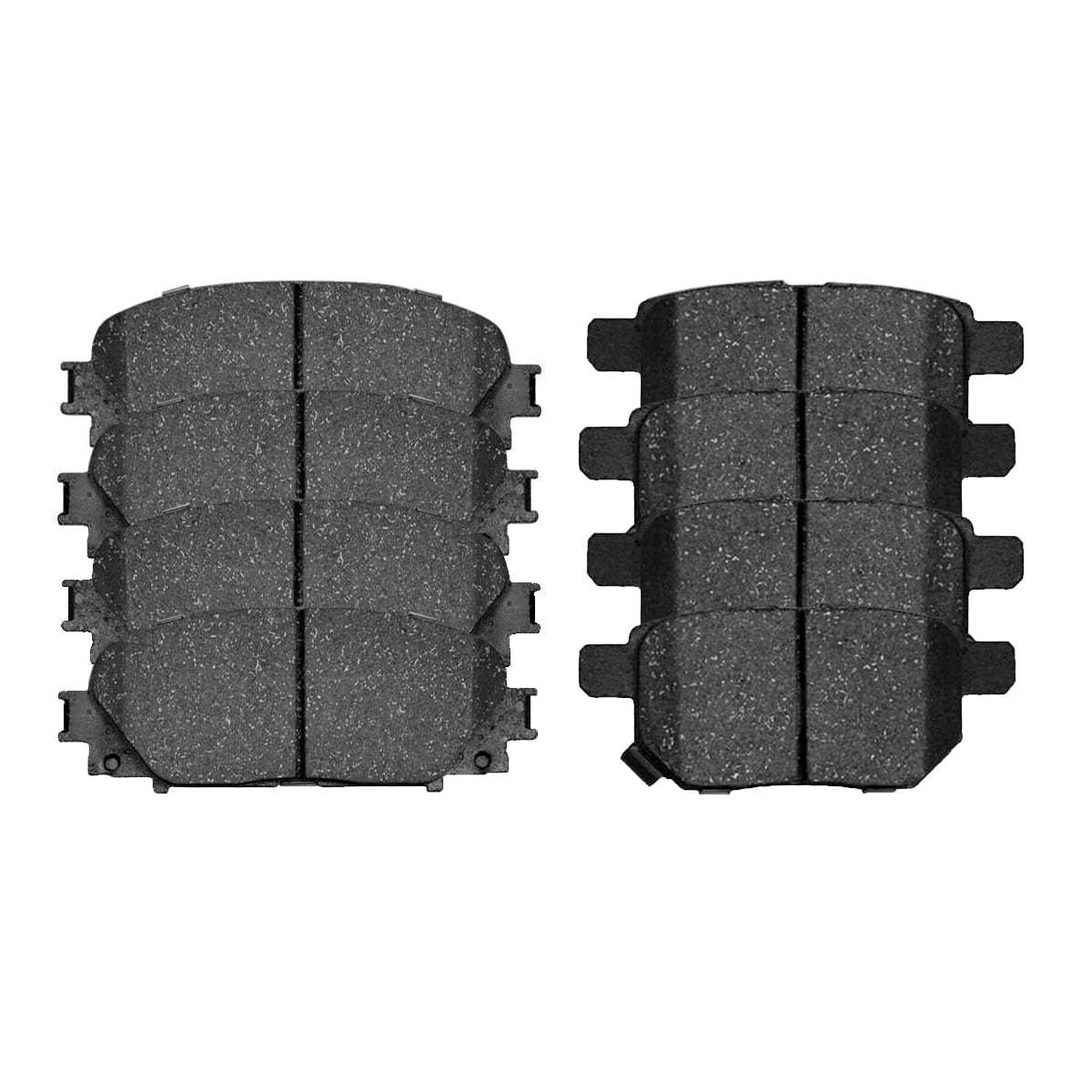 AutoShack Front and Rear Ceramic Brake Pads Kit Replacement for 2011 ...