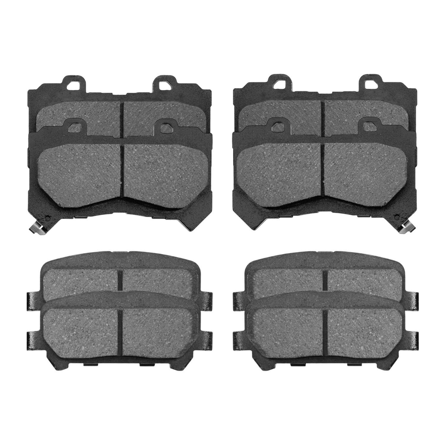 AutoShack Front & Rear Ceramic Brake Pads Set Replacement for 2015-2020 ...