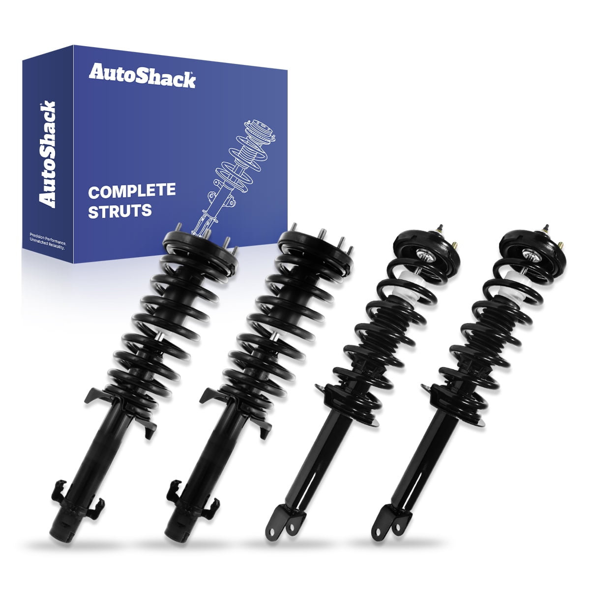 AutoShack Front & Rear Complete Strut & Coil Spring Replacement for ...