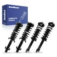 AutoShack Front & Rear Complete Strut & Coil Spring Replacement for ...
