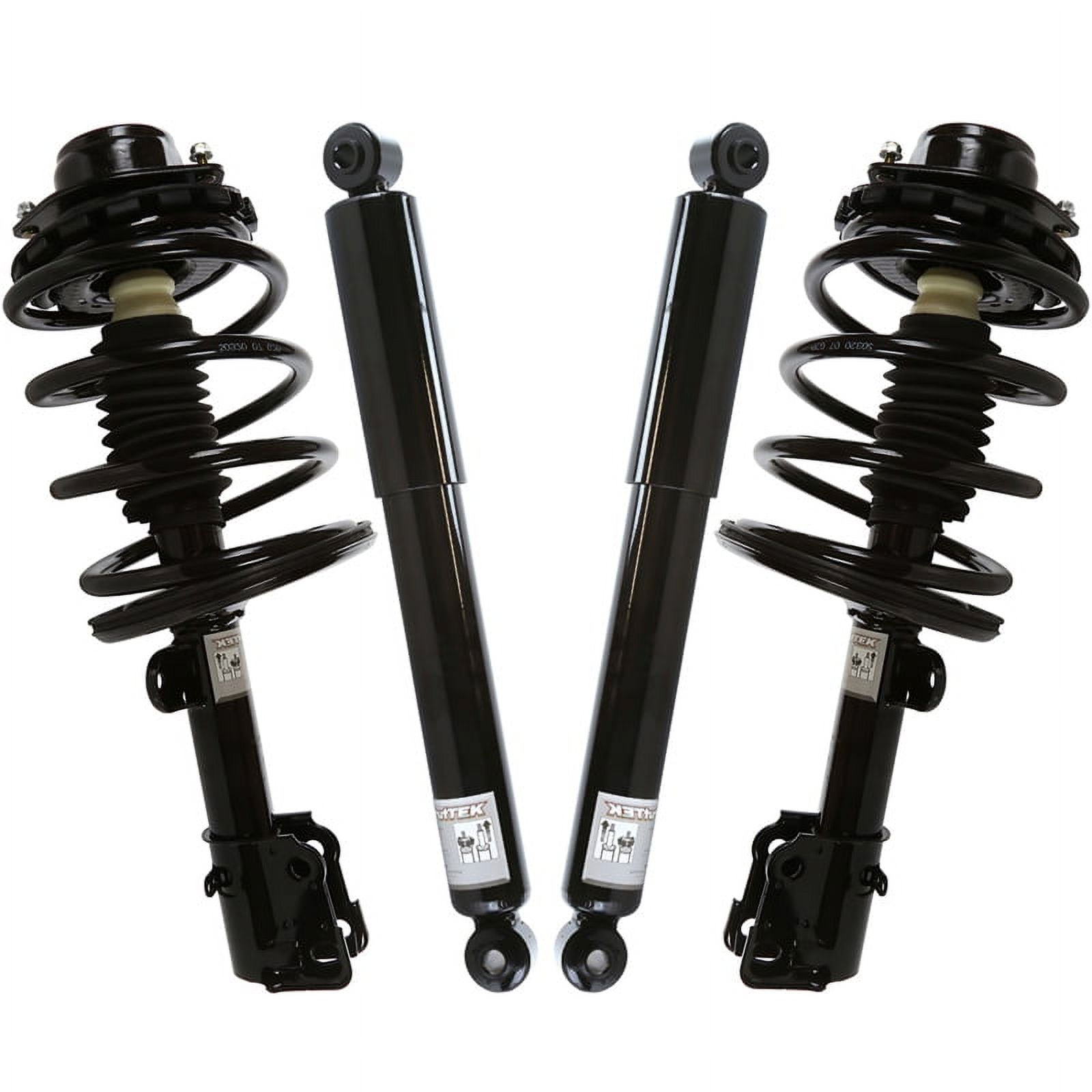 Autoshack Front And Rear Complete Strut Coil Springs And Shock Absorbers