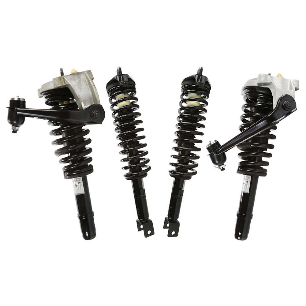 Autoshack Front And Rear Complete Struts Coil Springs Set Of 4