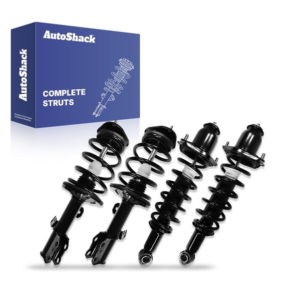 AutoShack Front & Rear Complete Struts, Coil Springs Set, Shock Pair ...