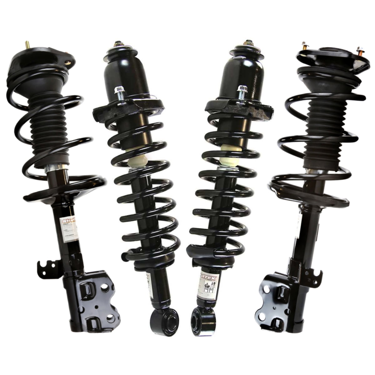 AutoShack Front & Rear Complete Strut & Coil Spring Assemblies for ...