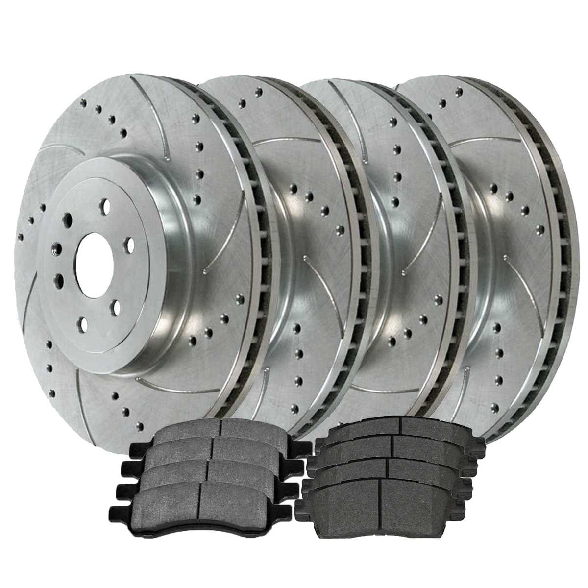 AutoShack Brake Kit Replacement for Chevrolet Traverse GMC Acadia Buick ...