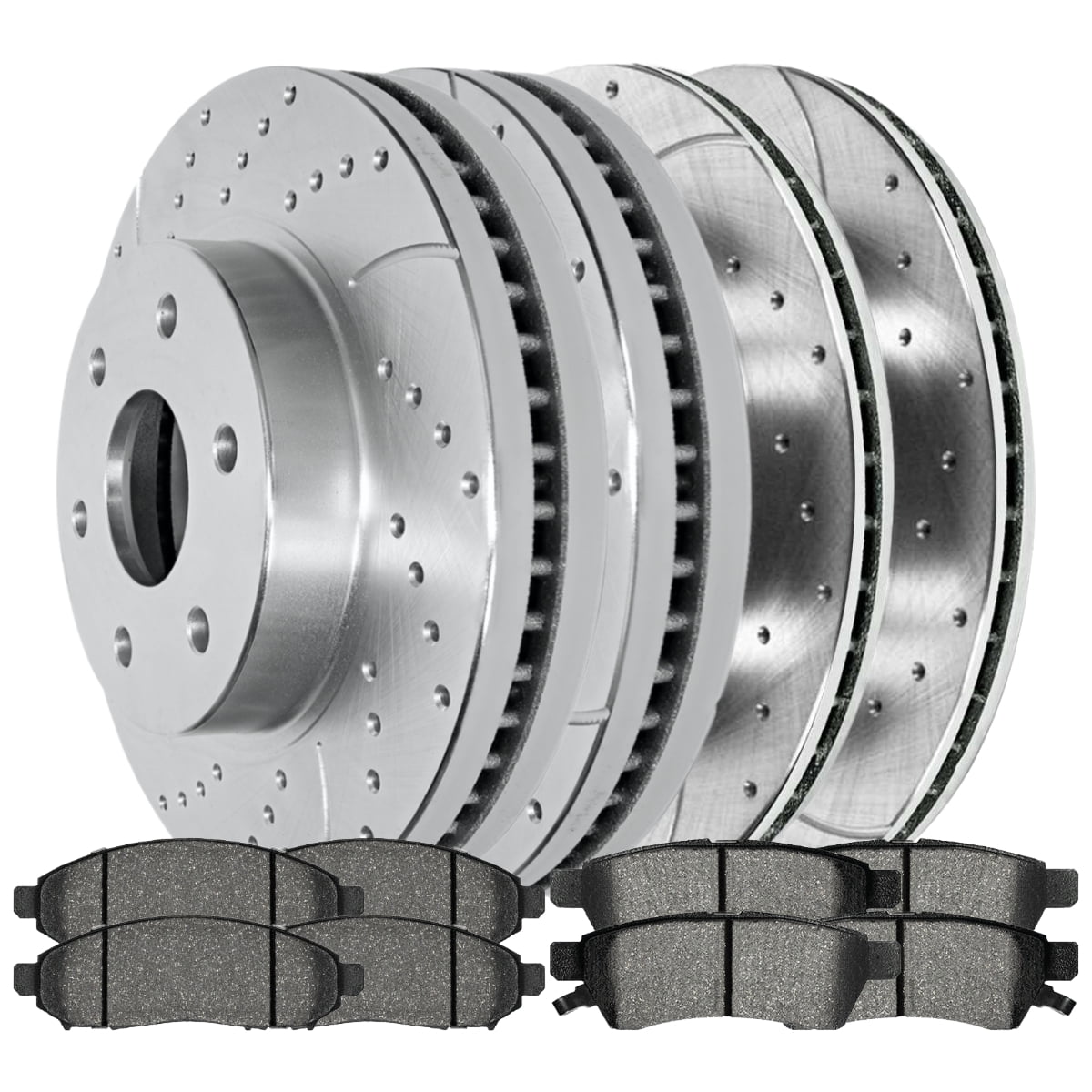 AutoShack Brake Kit Replacement for 2005-2019 Nissan Frontier 2009-2010 ...