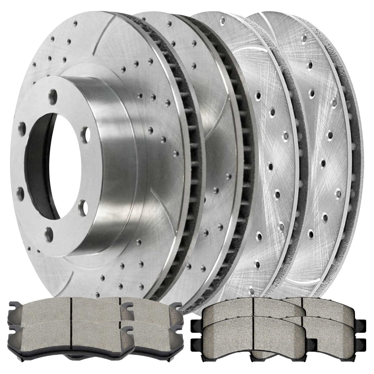 AutoShack Brake Kit Replacement for GMC Savana 1500 Yukon Chevrolet ...