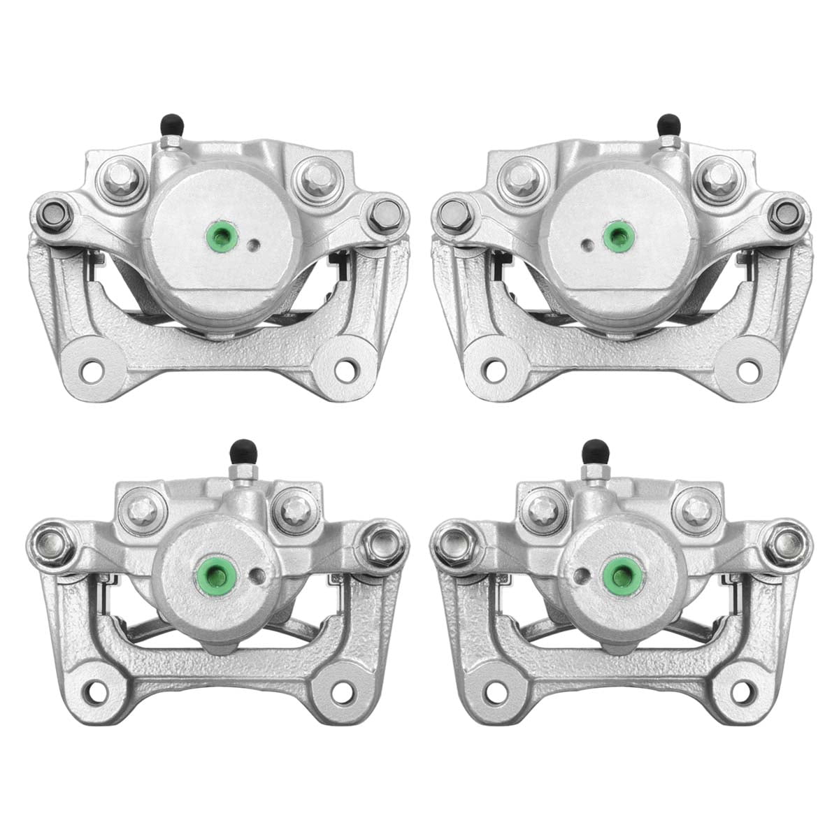 AutoShack Front & Rear Brake Calipers for Hyundai & Kia, Sonata 2011 ...
