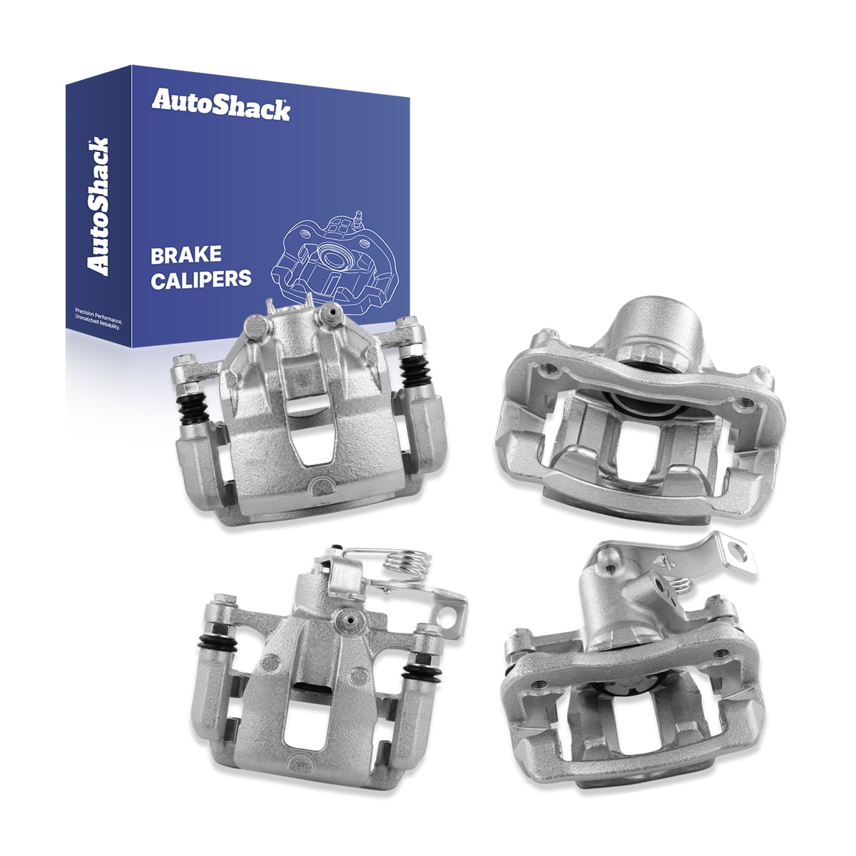 AutoShack Front & Rear Brake Calipers for Hyundai, Accent 2012-2017 ...
