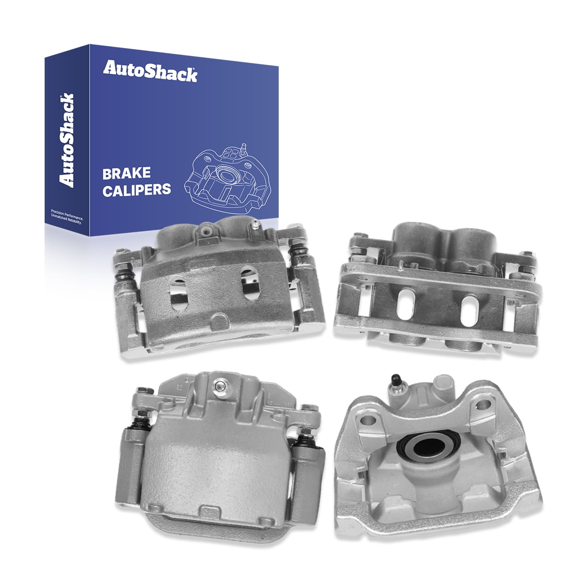 AutoShack Front & Rear Brake Calipers for Chevrolet & GMC, Silverado ...