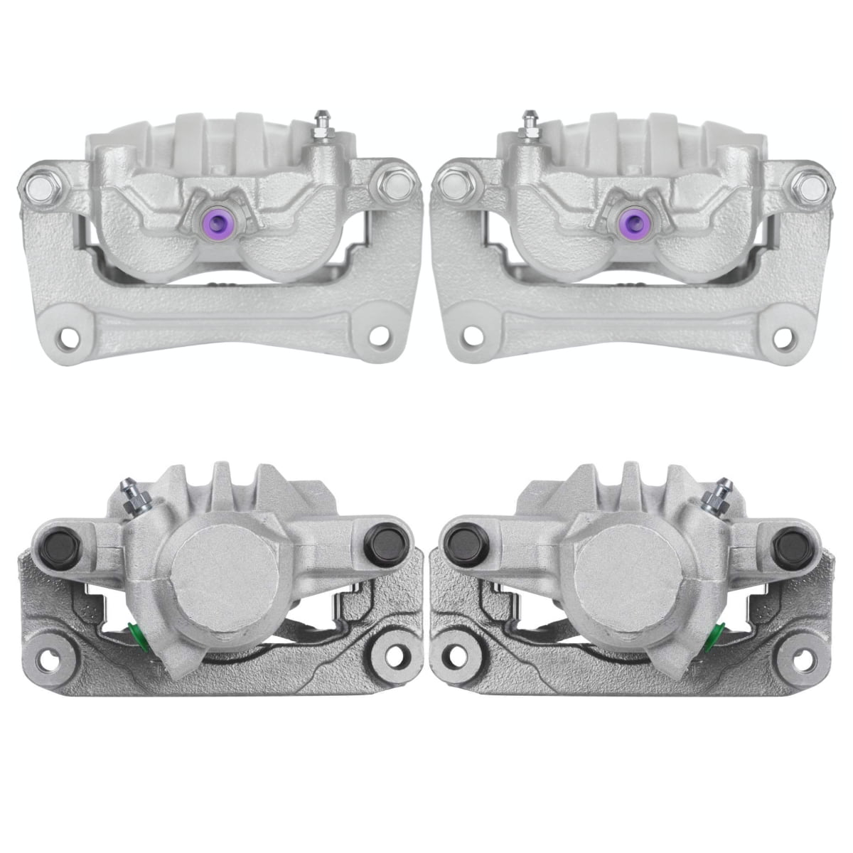 AutoShack Front & Rear Brake Calipers for Subaru, Crosstrek 2018-2020 ...
