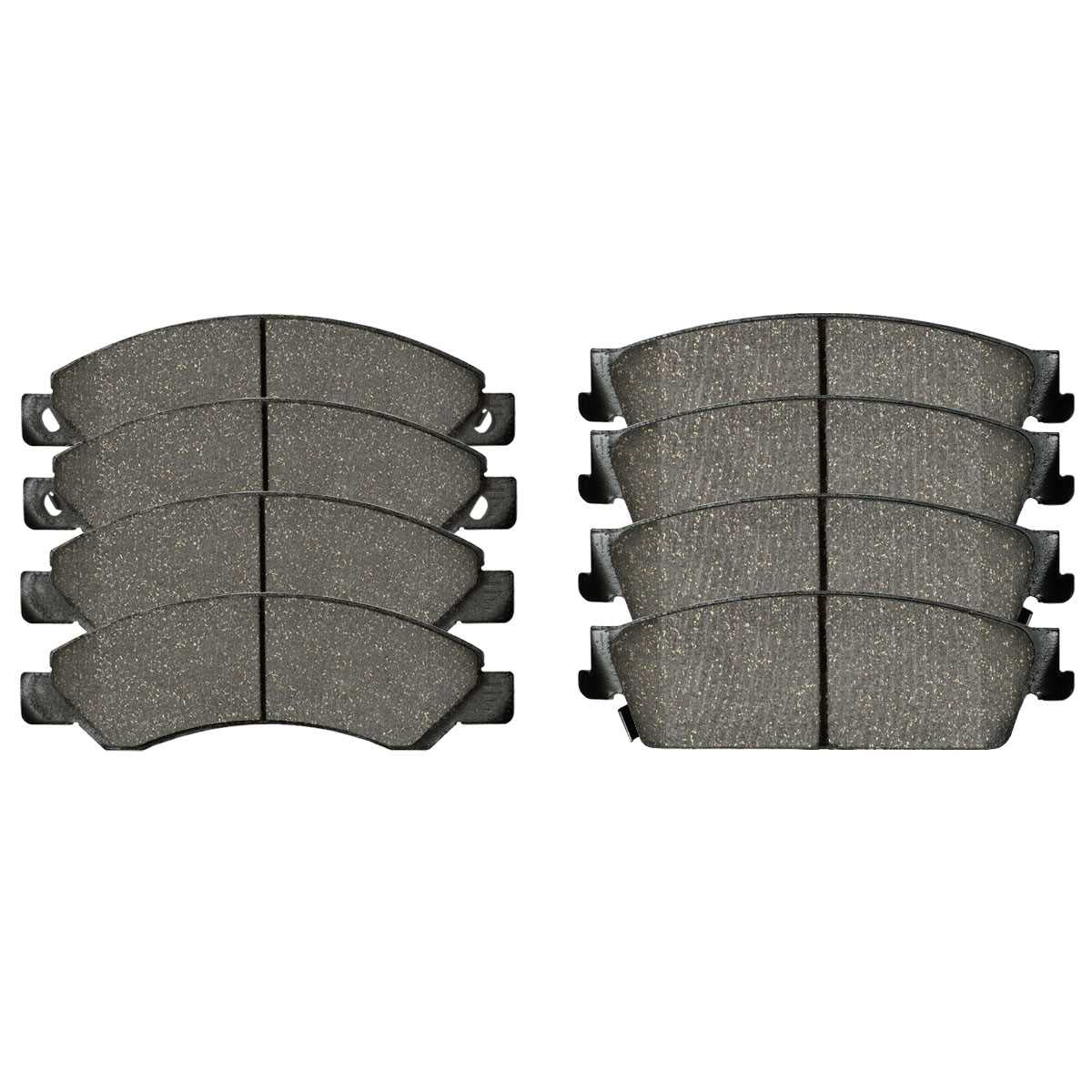 AutoShack Front and Rear Performance Ceramic Brake Pad Set 8pcs ...