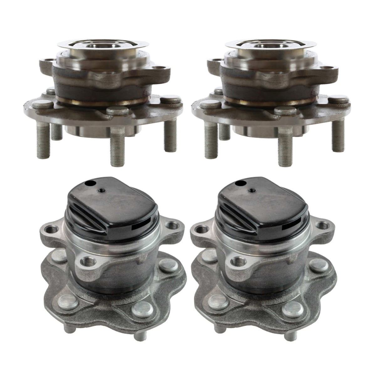 AutoShack Wheel Bearing Hub Assembly Set for 2008-2015 Nissan Rogue 2 ...