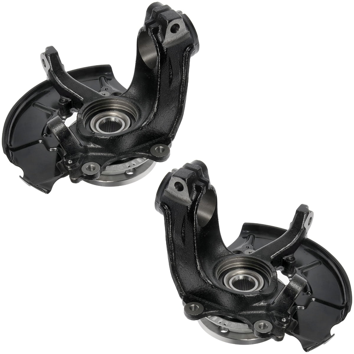 AutoShack Front Steering Knuckle and Wheel Bearing Hub Assembly 5 Lugs ...
