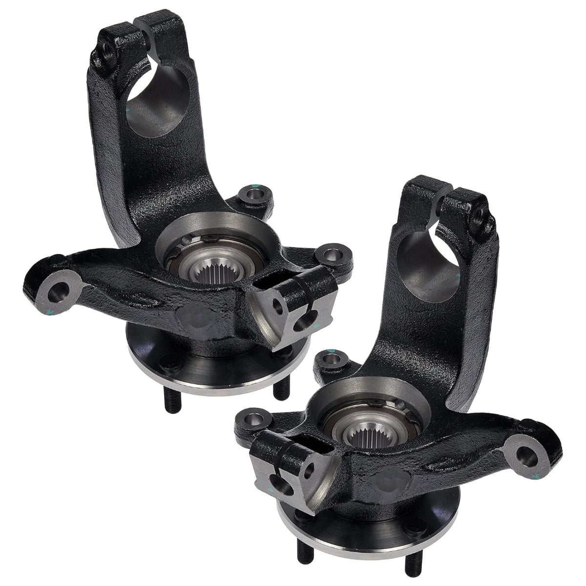 AutoShack Front Steering Knuckles & Wheel Bearing Hub Assembly Set for ...