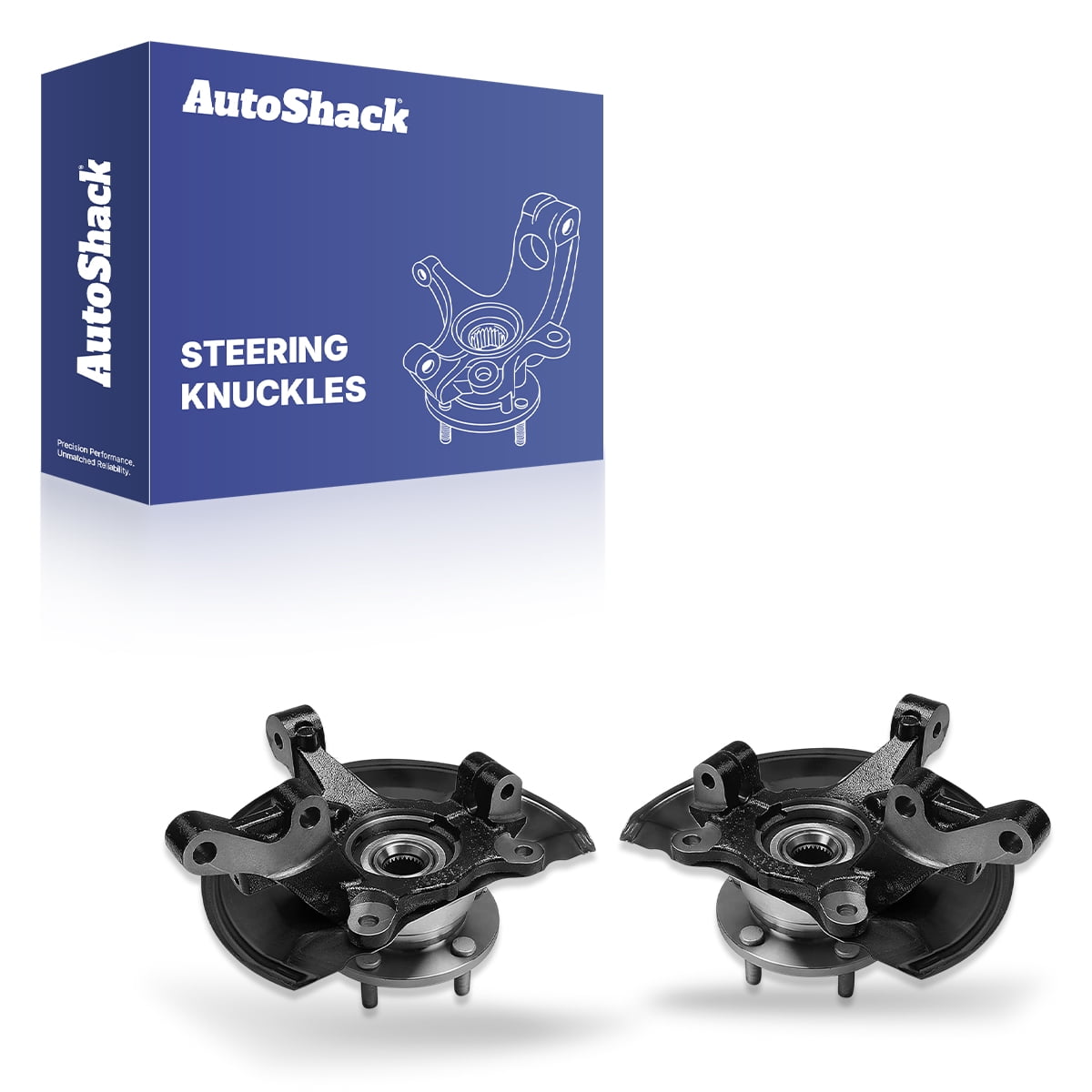 AutoShack Steering Knuckles & Hub Assembly for 2007-17 Jeep Patriot ...