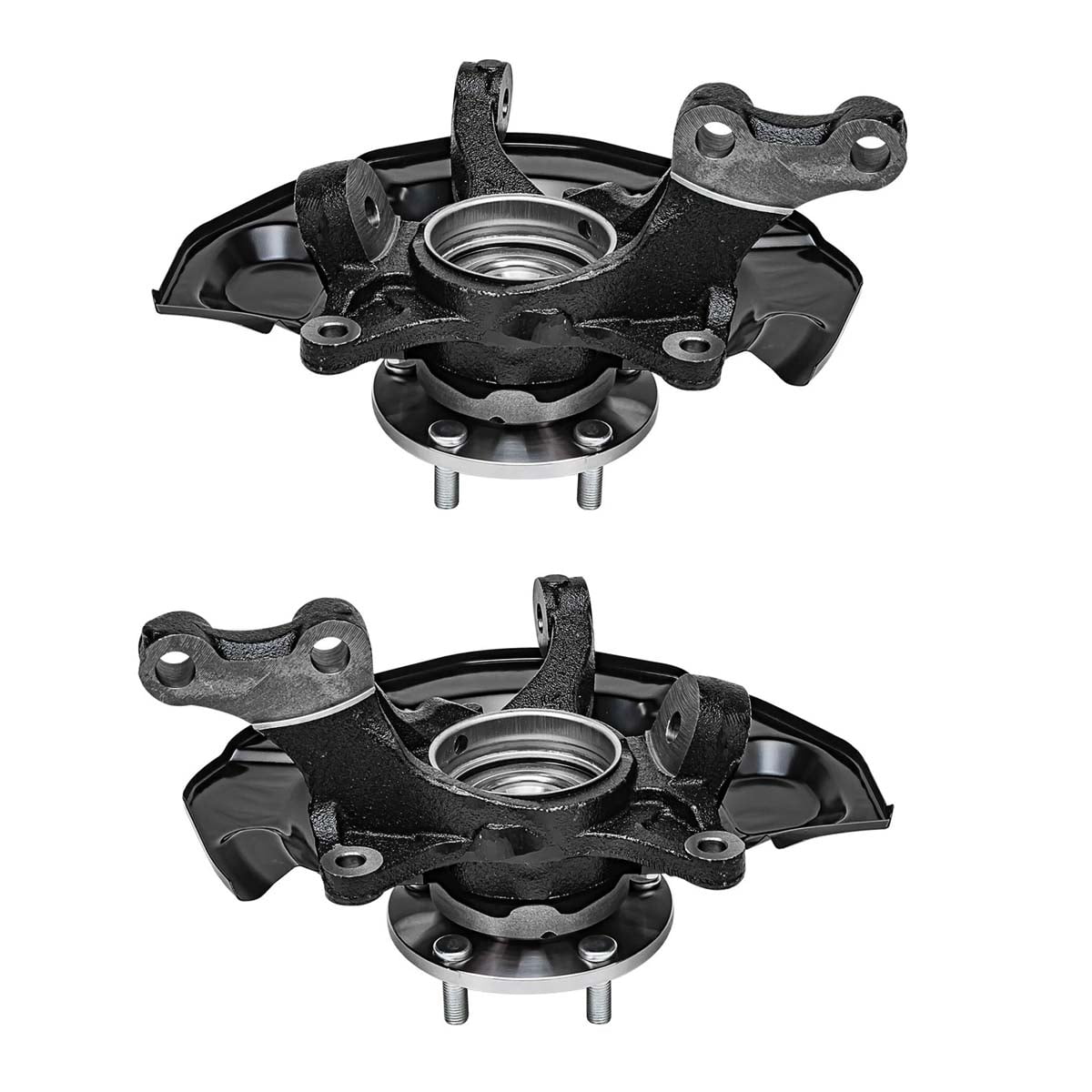 AutoShack Pre-Assembled Steering Knuckles & Wheel Bearing Hub Assembly ...