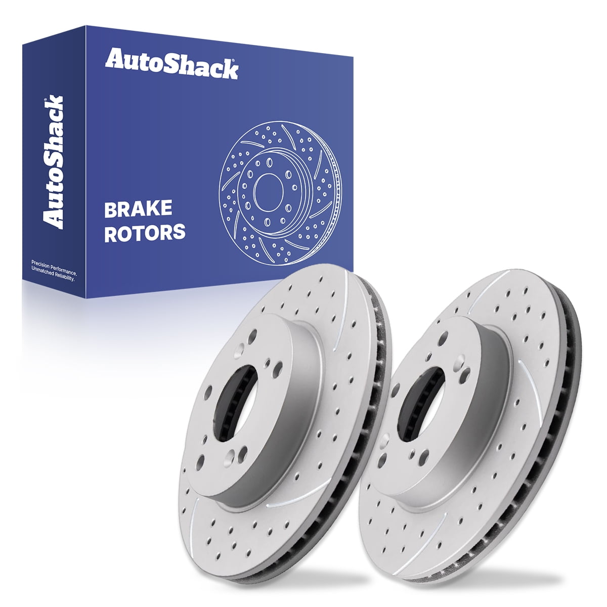 AutoShack Front Brake Rotors for Honda & Acura, Civic 2012-2015 ILX ...