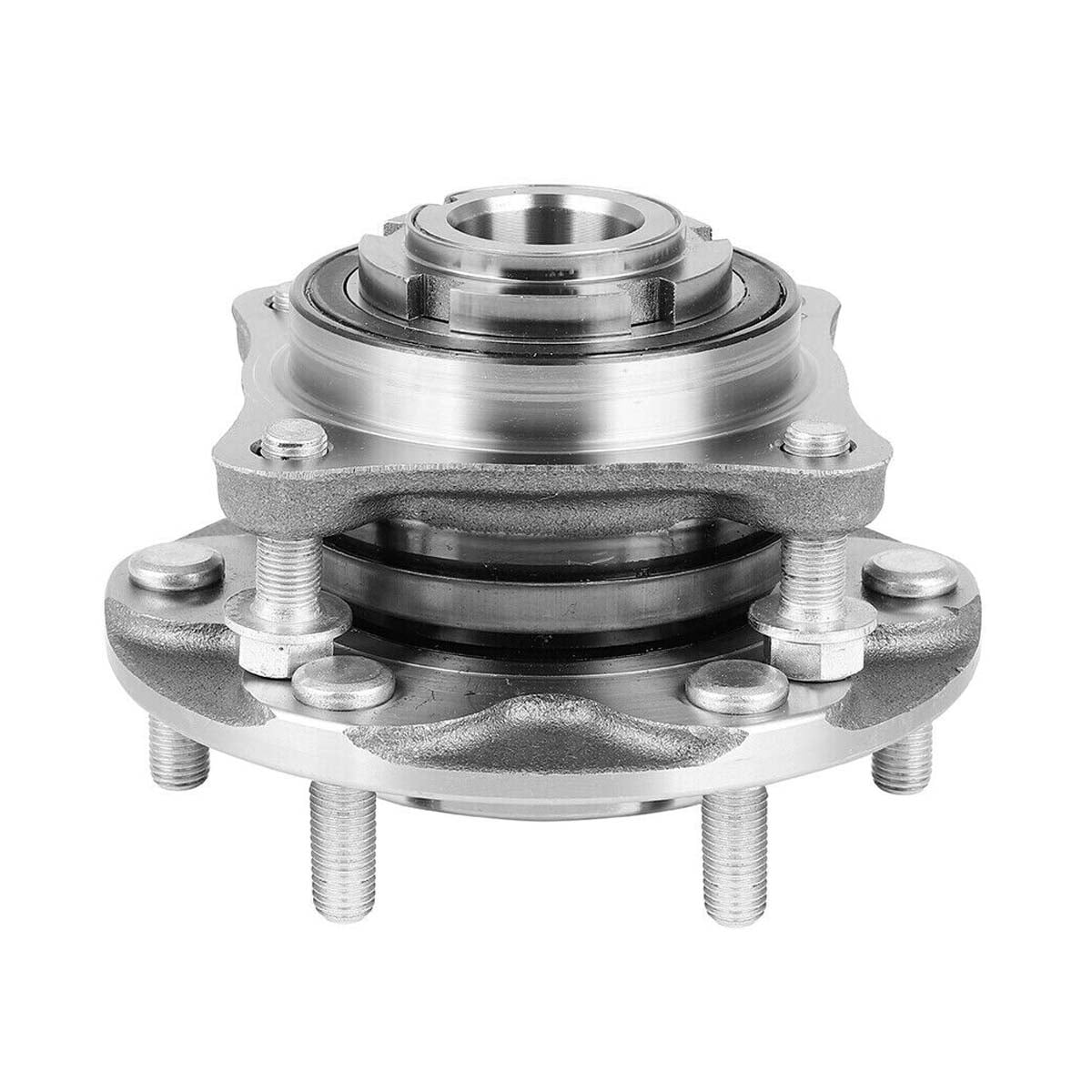 AutoShack Front Wheel Bearing Hub Assembly with ABS Driver or Passenger Side Replacement for ...