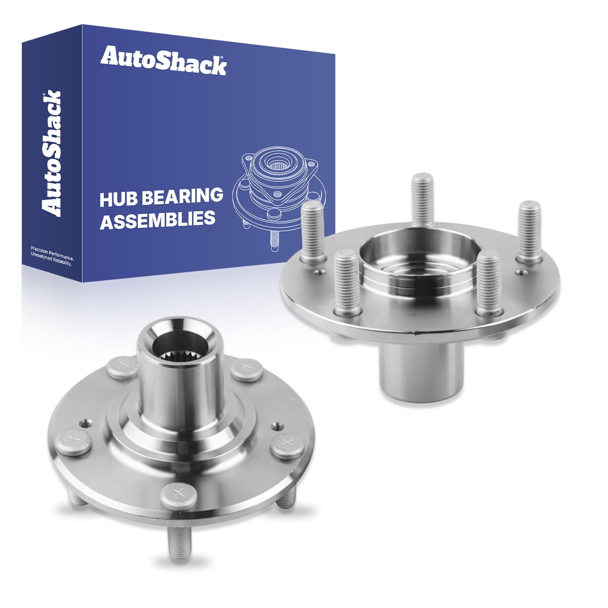 AutoShack Front Wheel Bearing and Hub Repair - Driver and Passenger ...