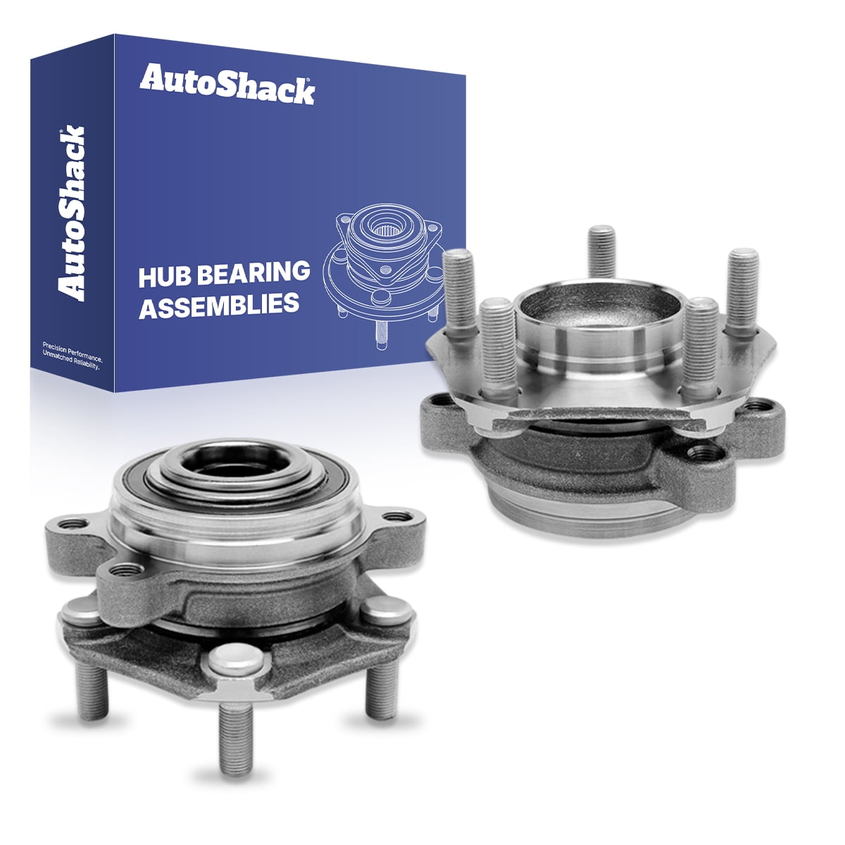 AutoShack Front Wheel Hub Bearing Assemblies - Driver and Passenger ...