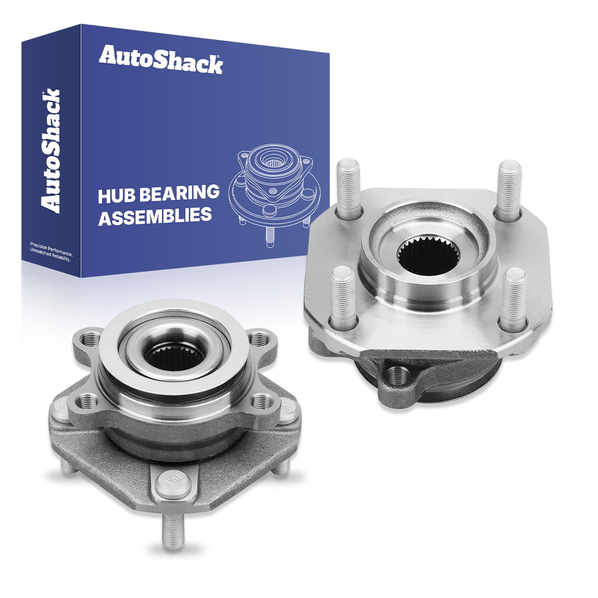 AutoShack Front Wheel Hub Bearing Assemblies - Driver and Passenger ...