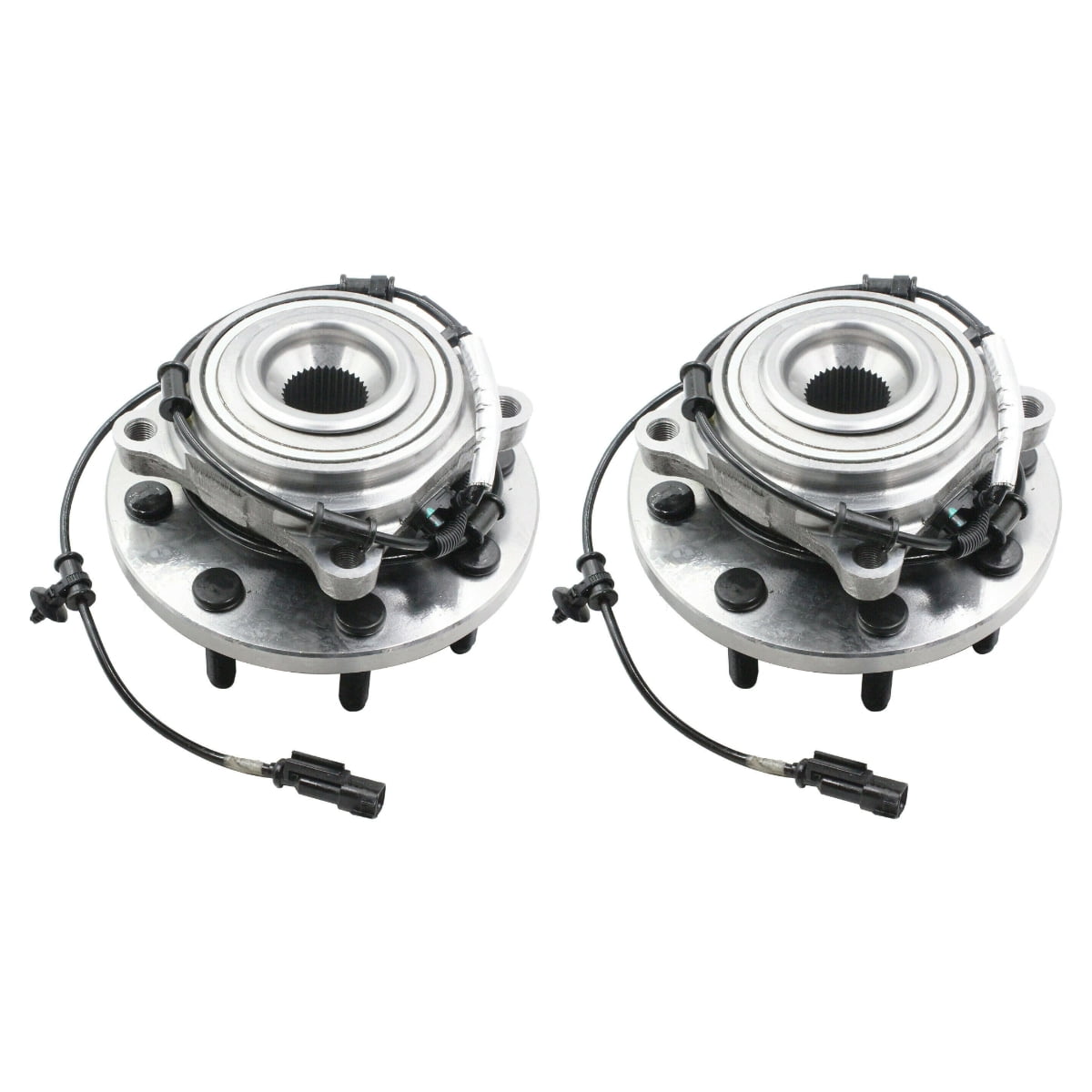 AutoShack Front Wheel Hub Bearing Set of 2 Replacement for 2013-2018 ...