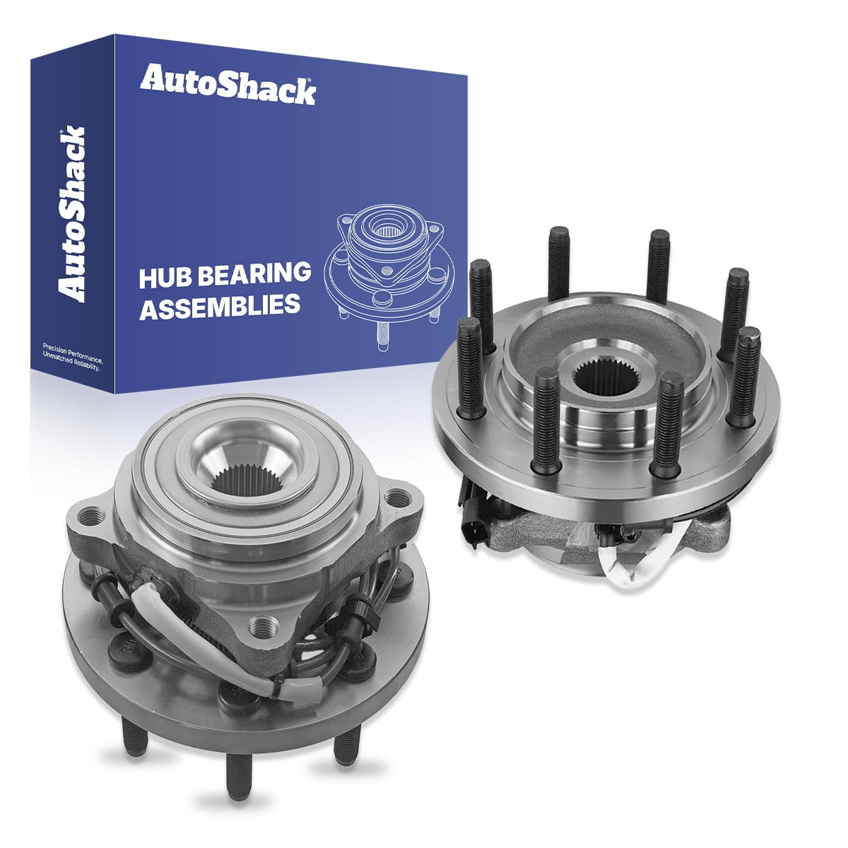 AutoShack Front Wheel Hub Bearing Assemblies - Driver and Passenger ...