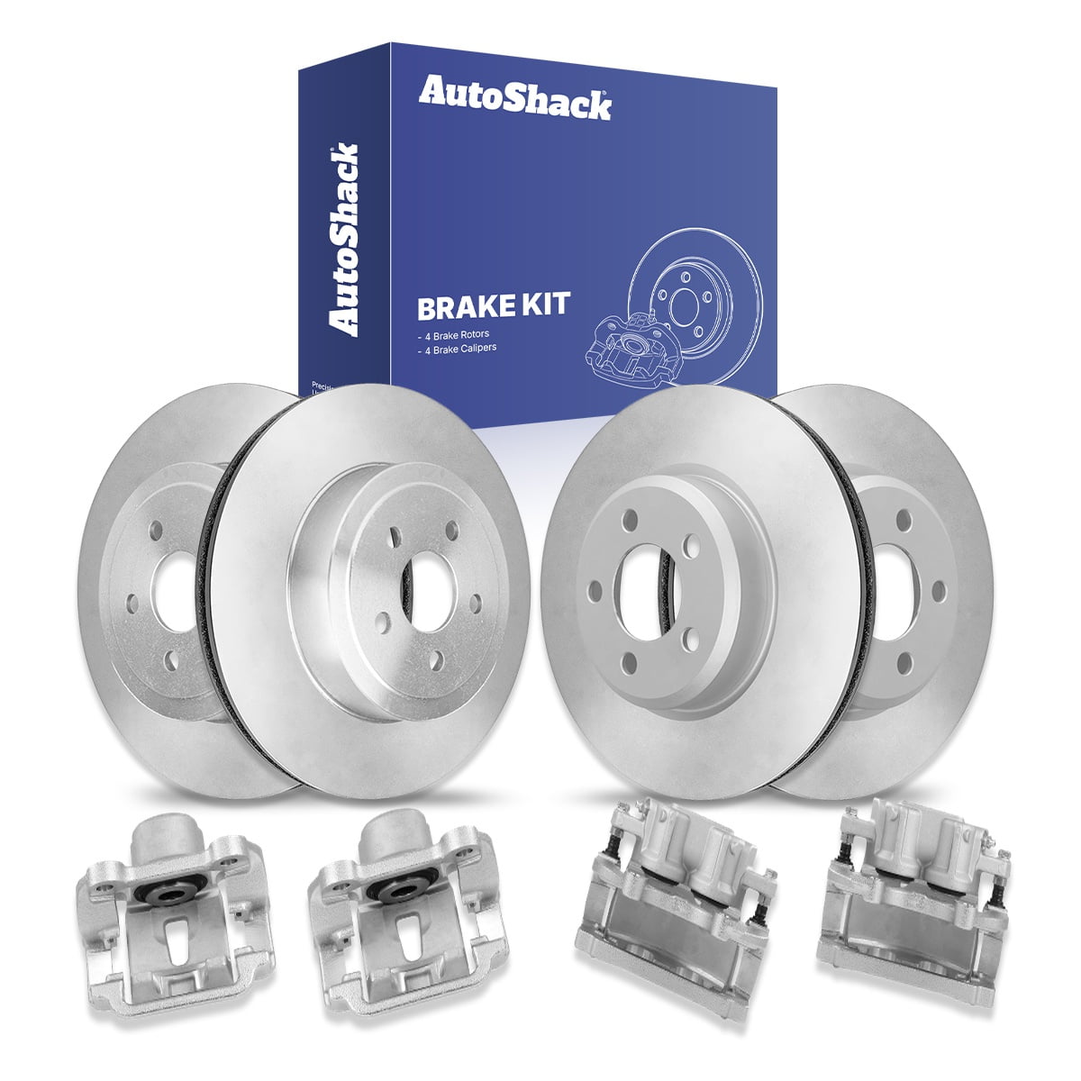 AutoShack Front & Rear Brake Rotors Calipers | Replacement for 2021 ...