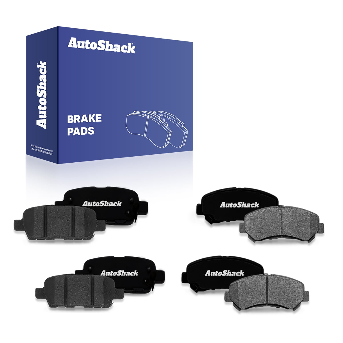 AutoShack Front & Rear Ceramic Brake Pad Set for Nissan, Maxima 2009 ...