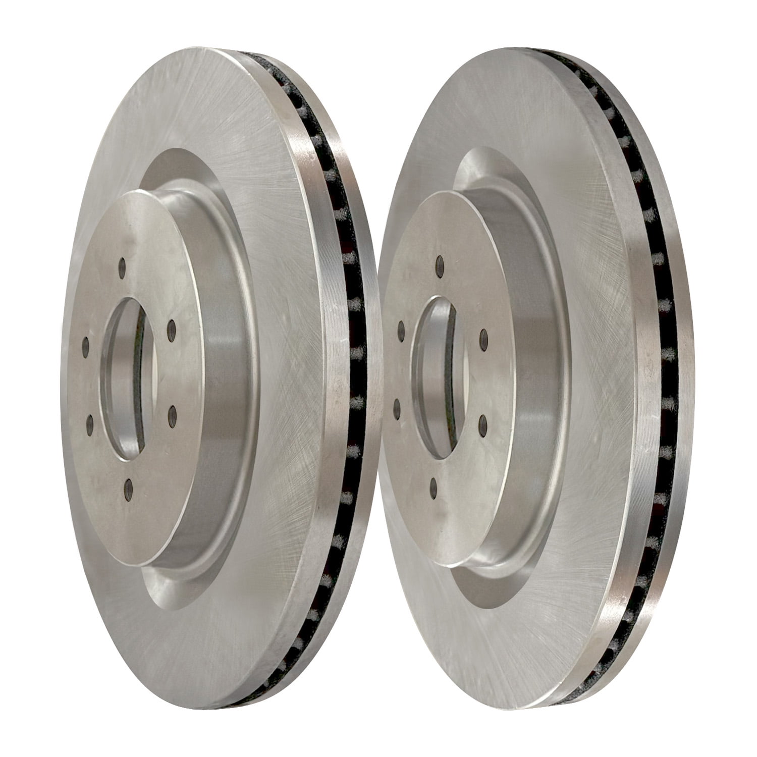 AutoShack Pair of 2 Rear Brake Rotors Replacement for 2021-2024 Ford F ...