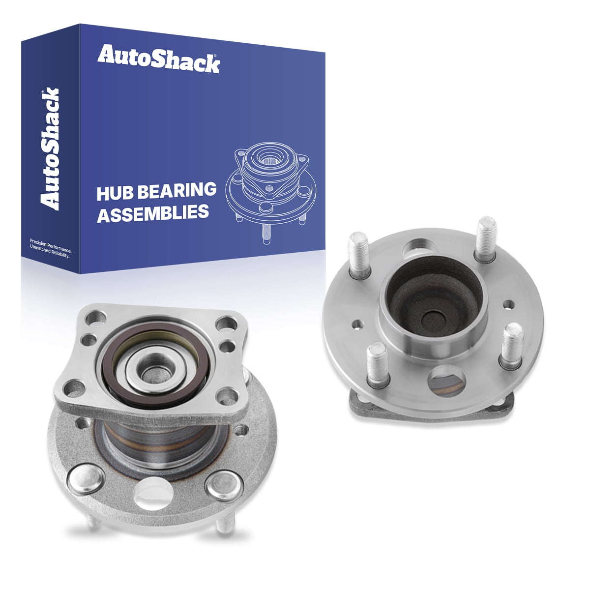 AutoShack Rear Wheel Hub Bearing Assemblies - Driver and Passenger Side ...