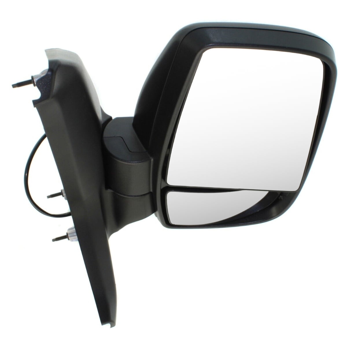 AutoShack Passenger Mirror Power Black Textured Non-Heated Manual ...