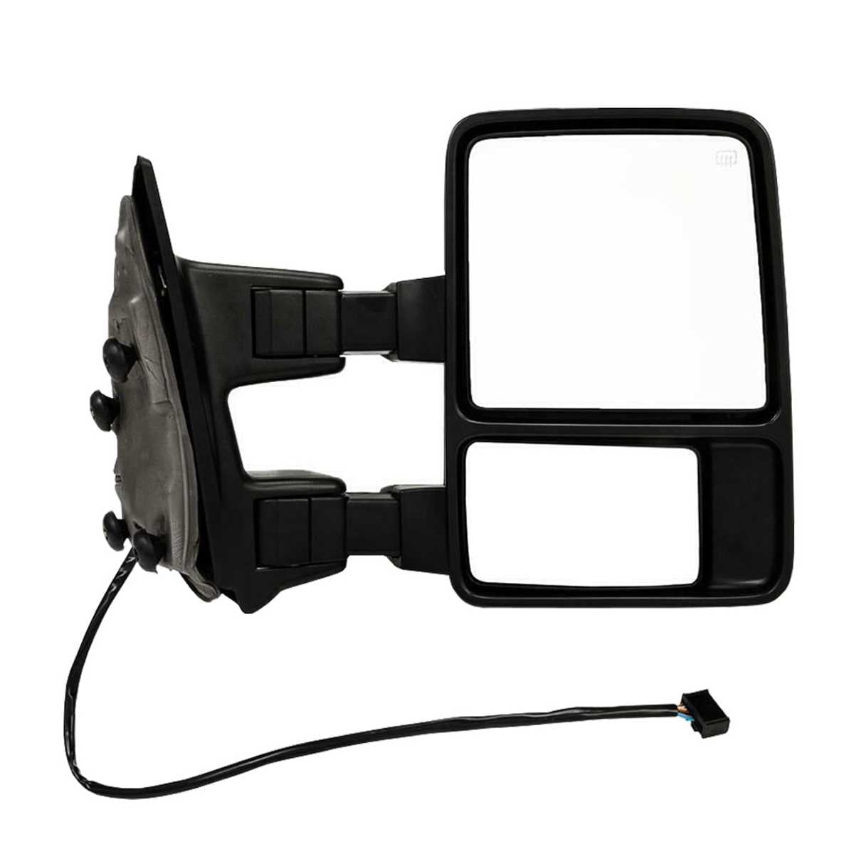 AutoShack Passenger Towing Mirror Power Folding Heated Textured Black ...