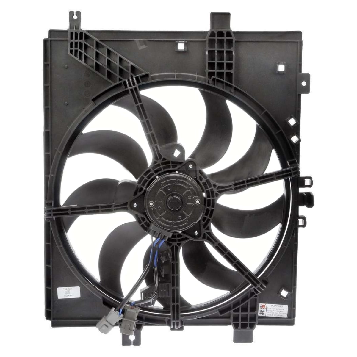 AutoShack Radiator Cooling Fan Assembly Replacement for 2012 2013 2014 ...