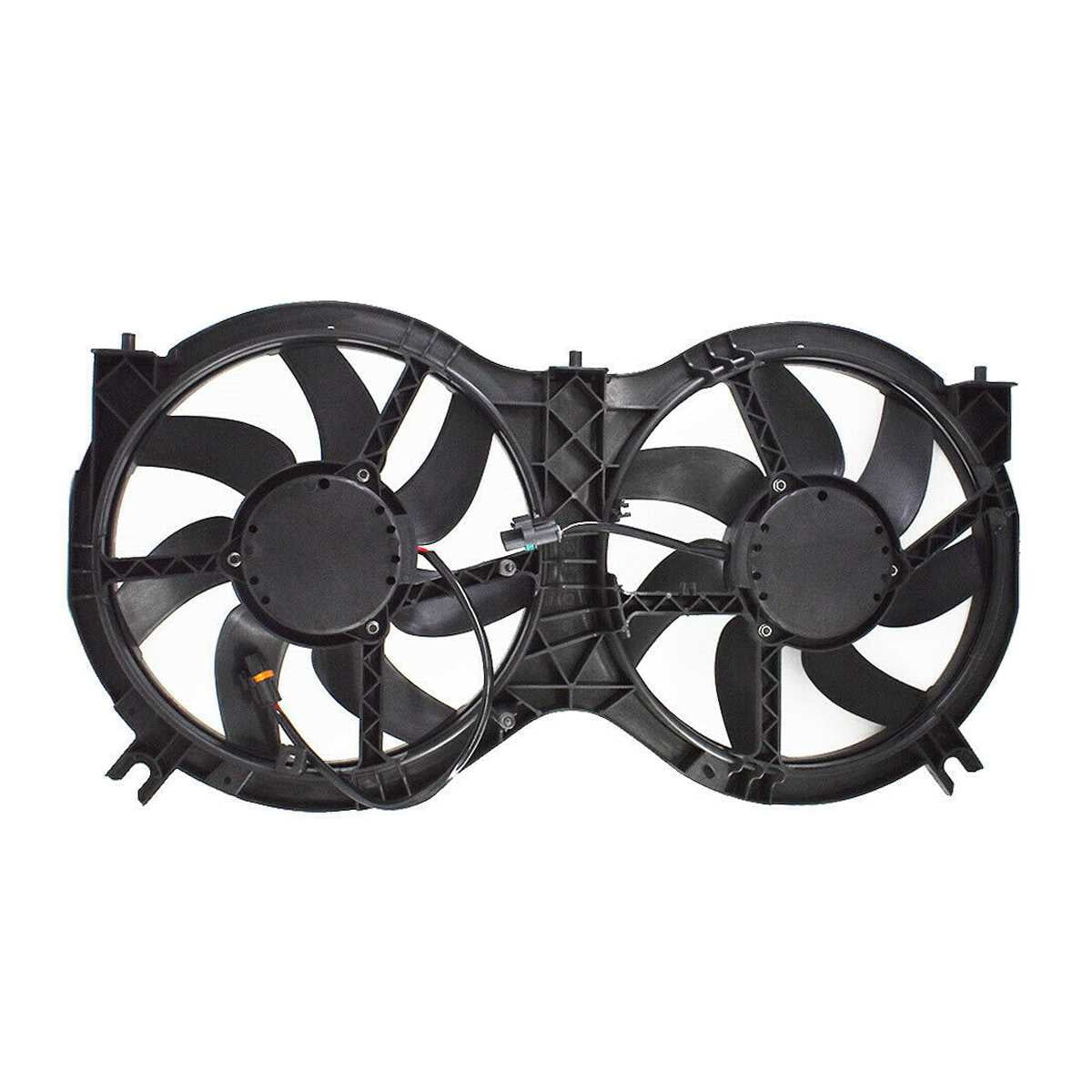 AutoShack Radiator Dual Cooling Fan Assembly Replacement for 2013-2020 ...