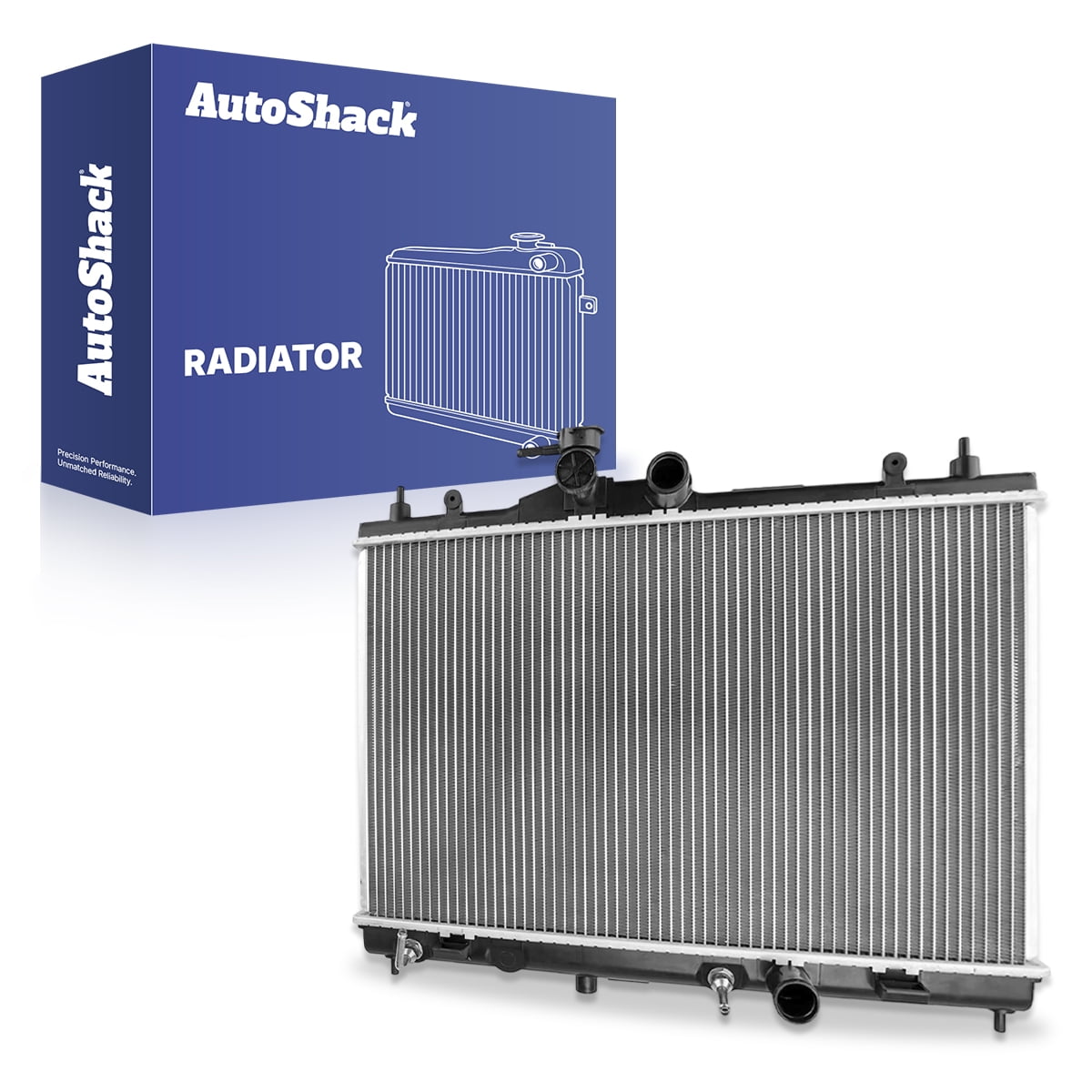 AutoShack Engine Coolant Radiator for 2007-2011 Nissan Versa, 2009-2014 ...