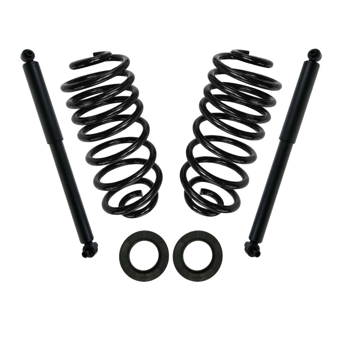 AutoShack Rear Air to Shock Coil Spring Conversion Kit Set Replacement ...